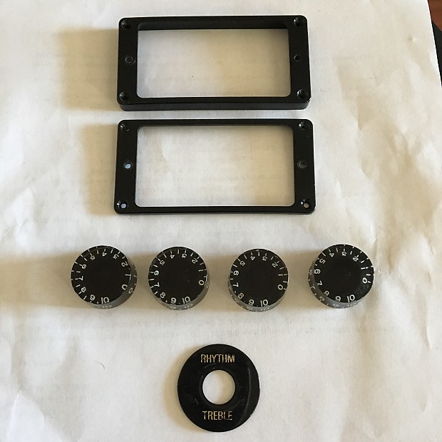 Gibson Pickup Rings, Speed Knobs, Poker Chip | Reverb