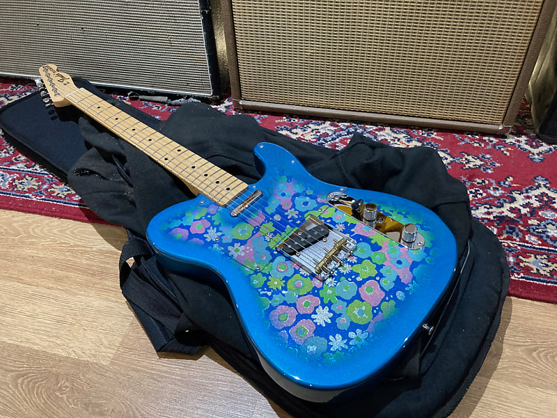 Fender Blue Flower Telecaster 2016 MIJ | Reverb