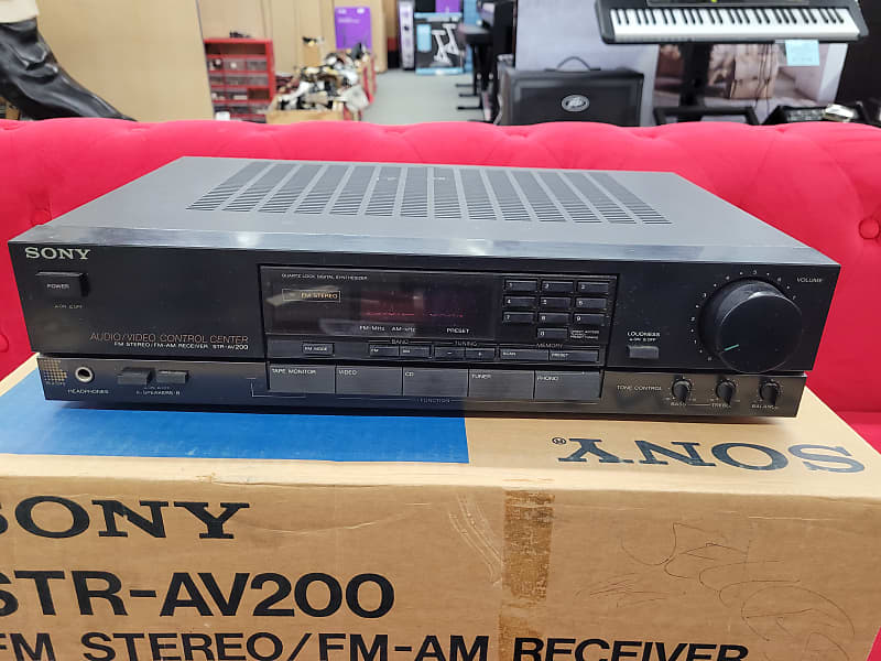 Sony StR-AV200 AM/FM Stereo Receiver - Black | Reverb Australia