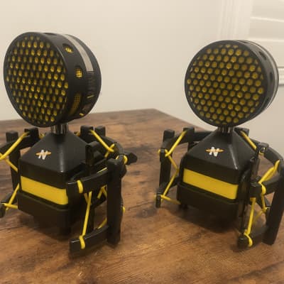 Neat Worker Bee Condenser Microphone w/ shock mount PAIR | Reverb