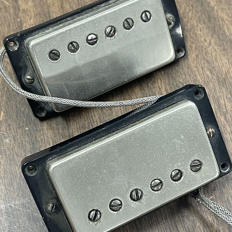 Vintage Original 1959 Gibson PAF Les Paul pickups Nickel | Reverb