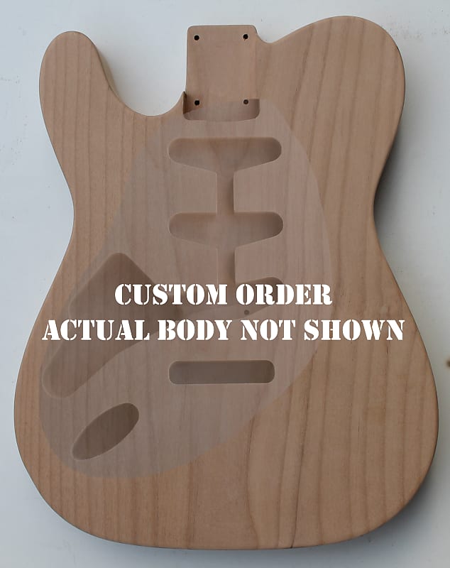 AMERICAN MADE TELE/STRAT HYBRID CUSTOM STYLE BODY - LEFT | Reverb