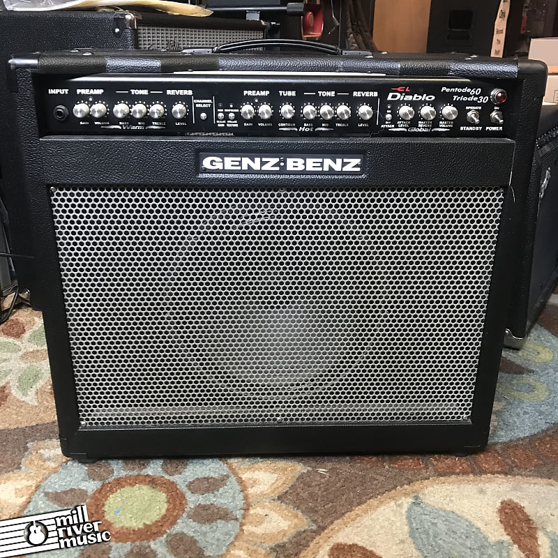 Genz Benz El Diablo 60C 60W / 30W 1x12" Tube Guitar Combo Amp | Reverb