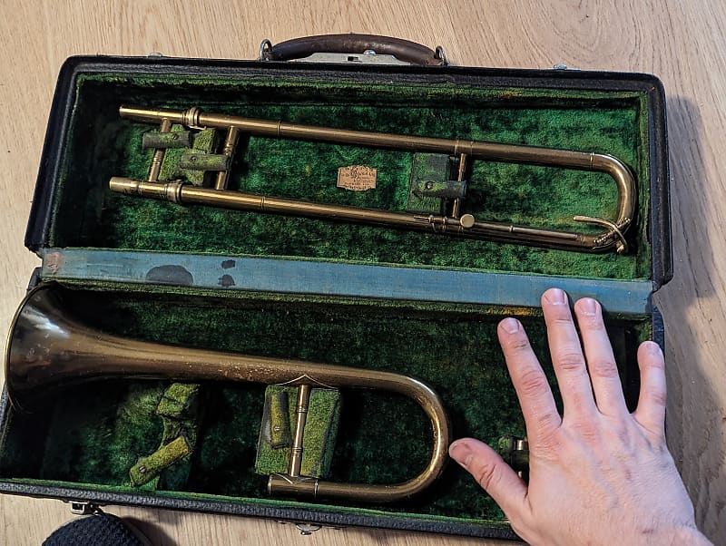 Conn 16A Soprano Trombone/"Slide Cornet" 1911 - Lacquer | Reverb