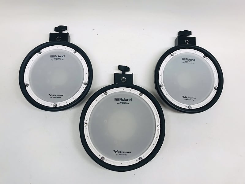 Roland (1) PDX-8 & (2) PDX-6A Trigger Mesh Head V-Drums Pad | Reverb