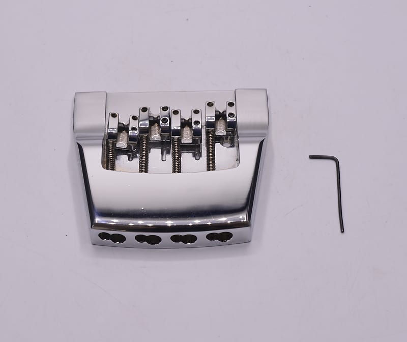 Hipshot 4 String Rickenbacker Replacement Bridge Chromed | Reverb UK