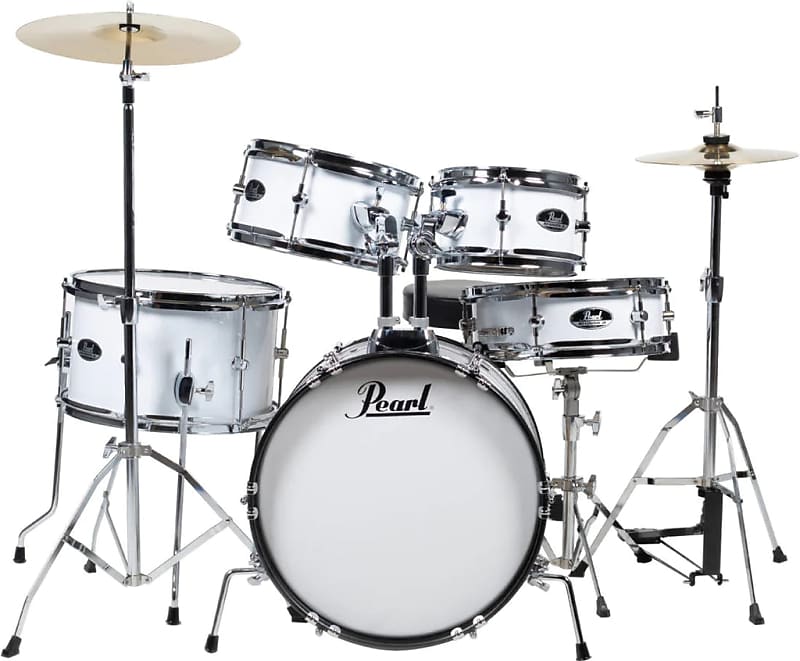 Pearl Junior Roadshow 5-Piece Drum Set w/ Cymbals - | Reverb Canada