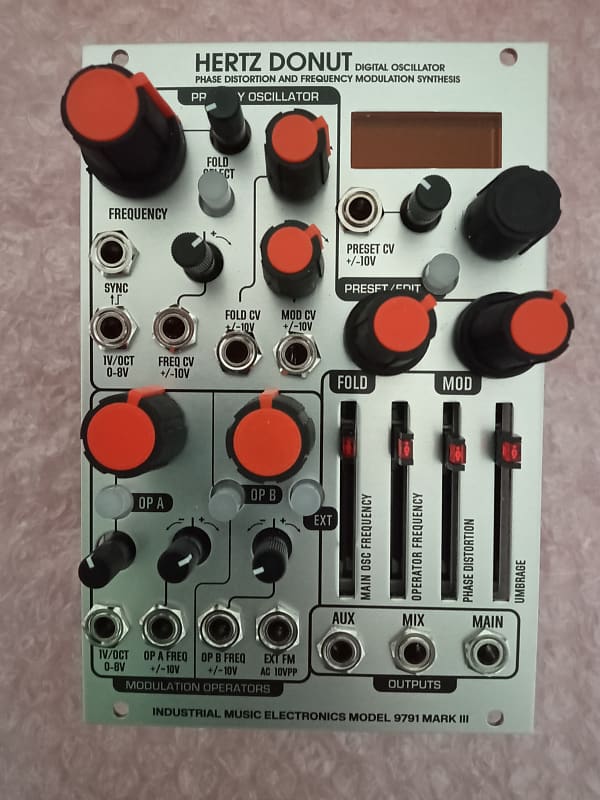 Industrial Music Electronics hertz donut mkIII - silver | Reverb