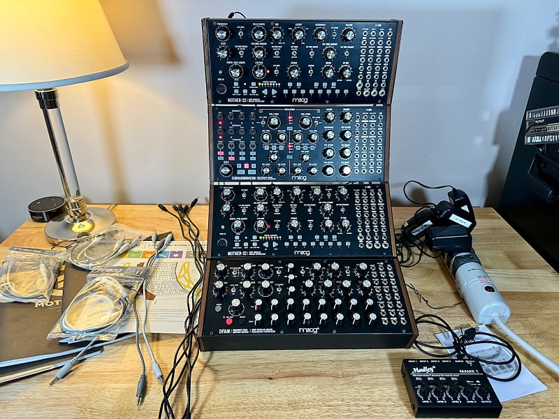 Moog Sound Studio 4 Mother-32 (x2) / DFAM / Subharmonicon | Reverb