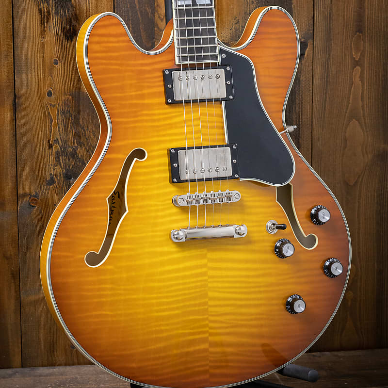Eastman 16'' Thinline - Gold Burst | Reverb