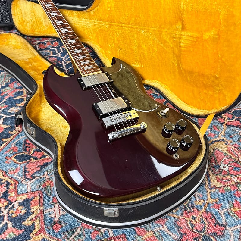Tokai TSG-50 SG Solid Body 1982 - Ox Blood - SG Standard | Reverb