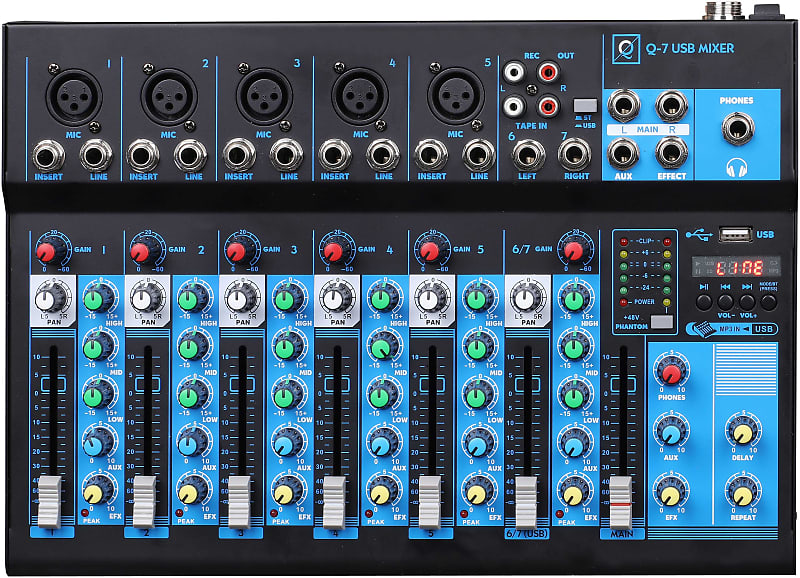 Oqan Mixer Q7 Mk2 Usb | Reverb