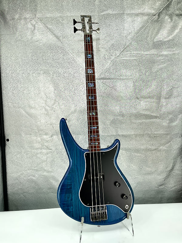 Travis Bean Designs TB500B 2023 Blue Pearl over Ash aluminum | Reverb
