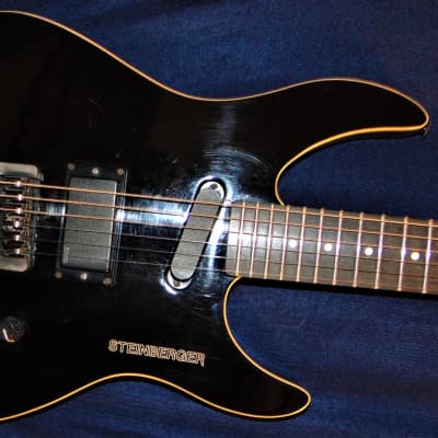 Steinberger GM5T 1987 Newburgh USA Black w/Transtrem System | Reverb