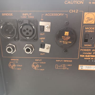 TOA P300D Professional Stereo Power Amplifier #2678 Good Used | Reverb