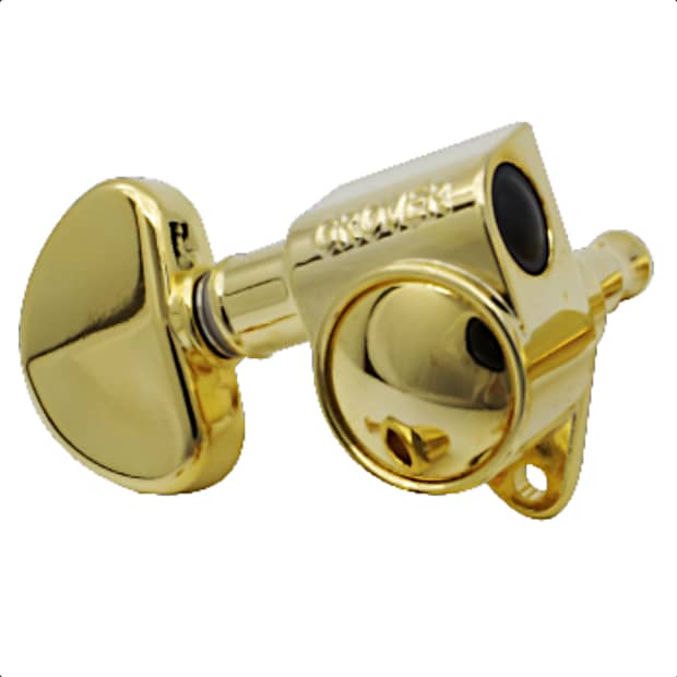 Grover Rotomatic 3x3 Guitar Tuning Keys-Gold | Reverb