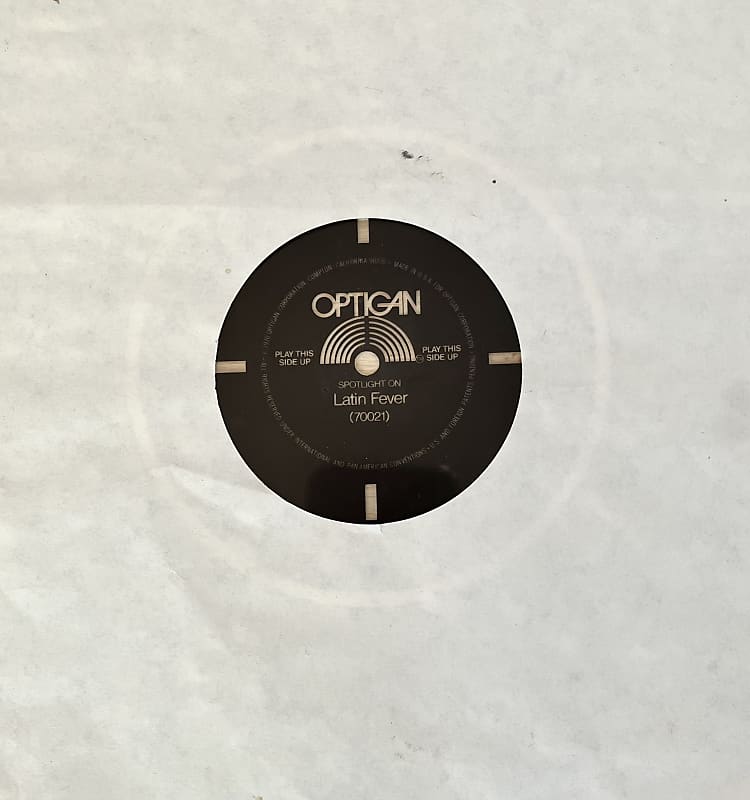 Mattel Optigan Organ Disc Latin Fever w No Cover | Reverb