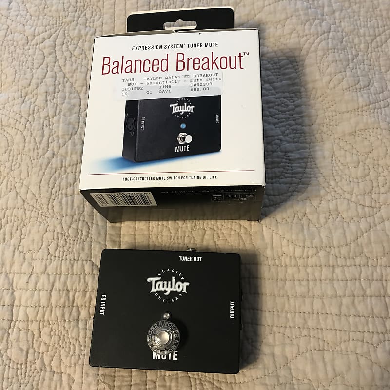 Taylor Balanced Breakout Foot Controlled Mute Switch Tuning | Reverb