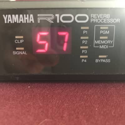 Yamaha R100 Reverb Processor Black | Reverb