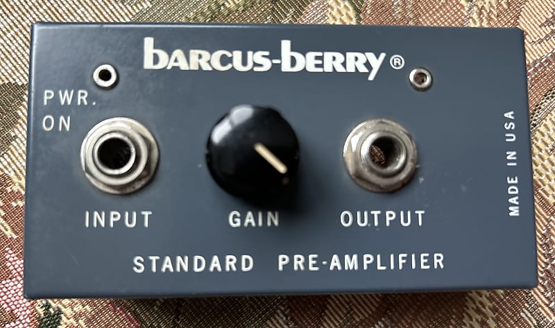 Barcus-berry Standard Pre-Amplifier 1330-S, 1970's - Gunmetal | Reverb