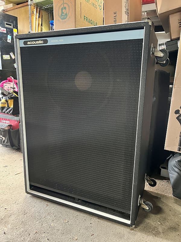 1978 Acoustic Control Corp 402 Speaker Cabinet. 2x15. 4 Ohms. | Reverb