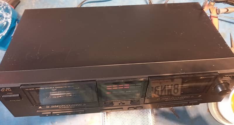 JVC TD-W95 Stereo Double Cassette Deck Tape Player/Recorder | Reverb