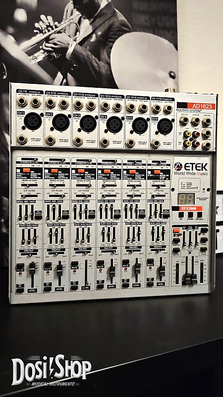 Mixer Etek AD1823 - 18 canali con effetti digitali TC | Reverb