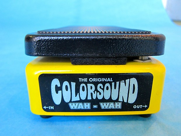 Colorsound Original Wah-Wah 2008 Yellow | Reverb