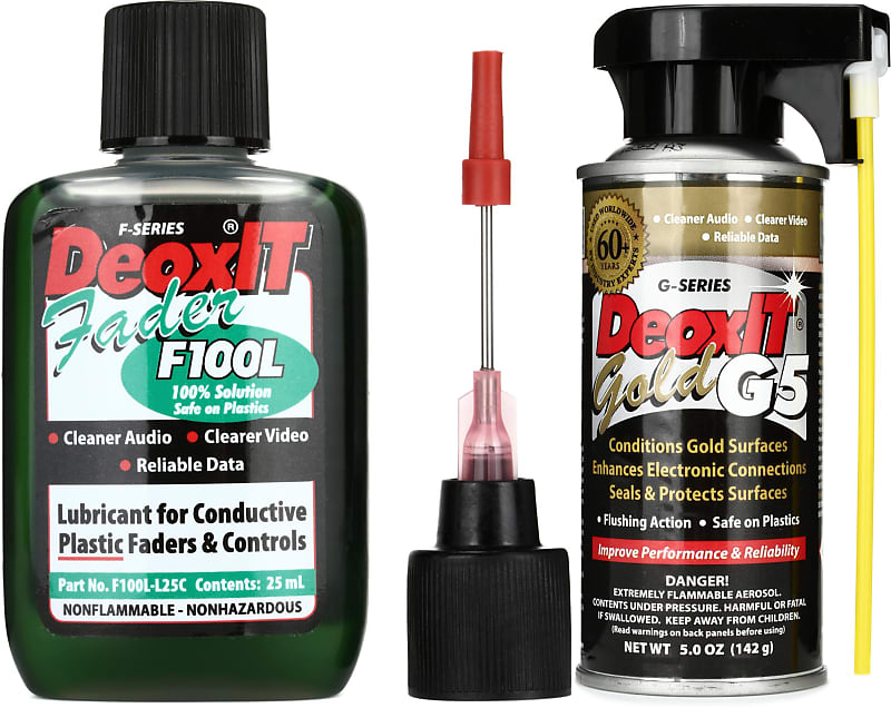 CAIG Laboratories DeoxIT Fader F100L Fader Lubricant 100% | Reverb