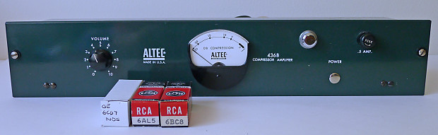 Altec 436 B Compressor From CBS Studios NYC Near MINT | Reverb