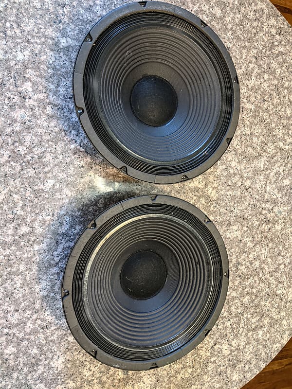 2-Vintage Peavey 12 inch 1981-82- Black 150 watt 8 ohms | Reverb