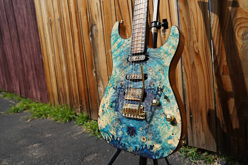 Schecter USA Custom Shop Sunset Custom-II Hybrid Stabilized | Reverb