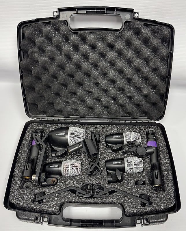 Shure Drum Microphone Kit 2 SM57, PG56, 3 PG52 6-Piece | Reverb