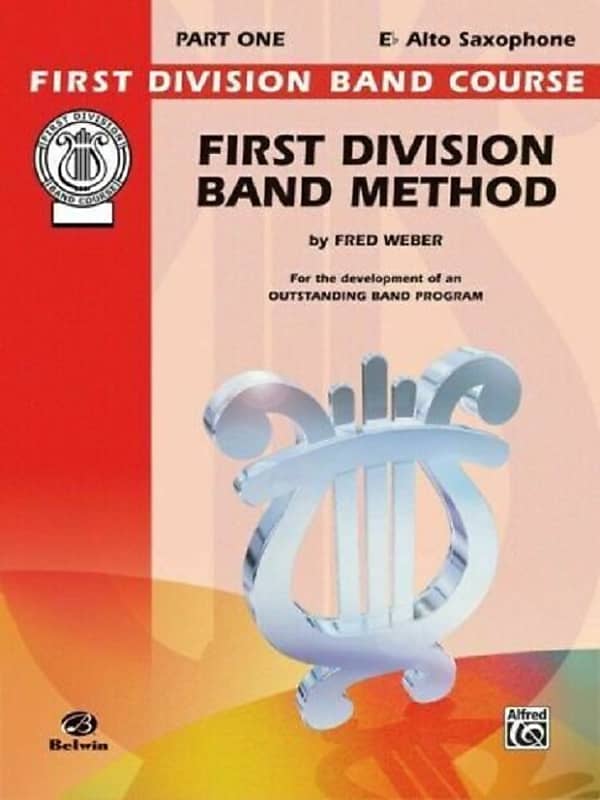 First Division Band Method Eb Alto sax Book 1 | Reverb