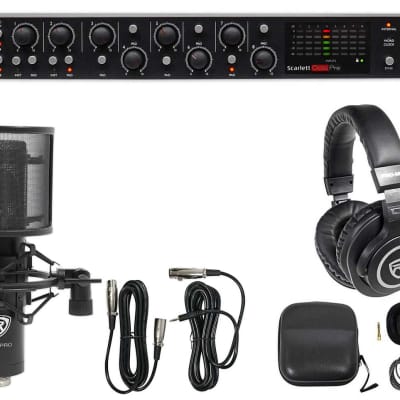 Focusrite Scarlett OctoPre Dynamic 8-Channel Microphone Mic | Reverb