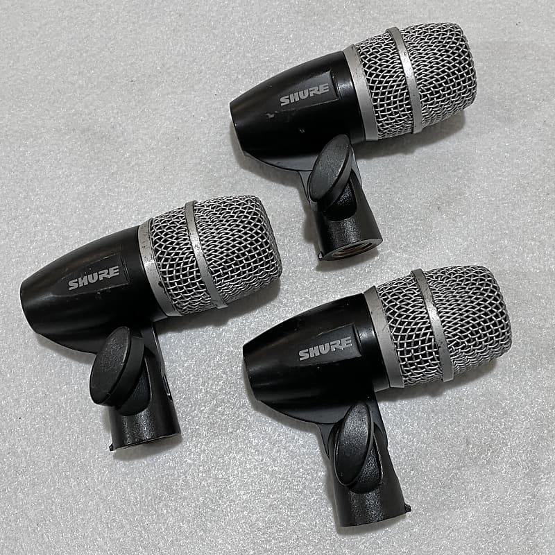 Shure PG56 Drum Mics - Lot of 3 Microphones! | Reverb