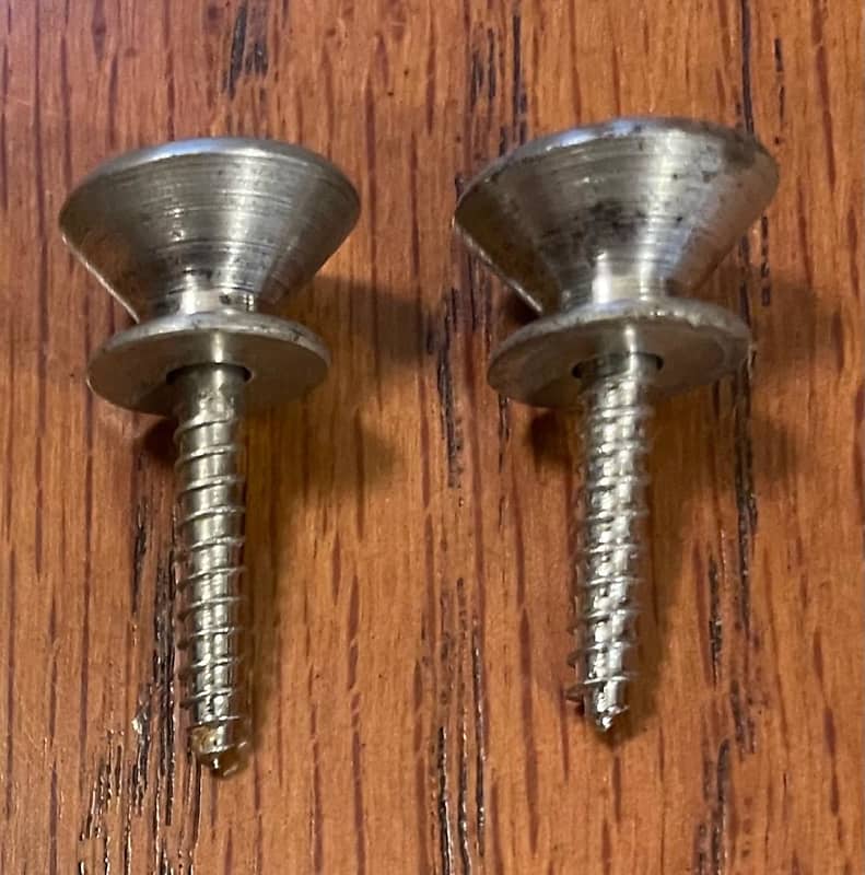 Vintage ORIGINAL 1950 - 1960's Fender Strap Buttons Two | Reverb UK