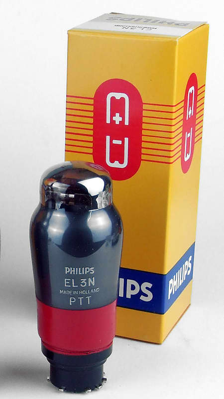 Tested NOS unused vintage Philips EL3N power output pentode | Reverb