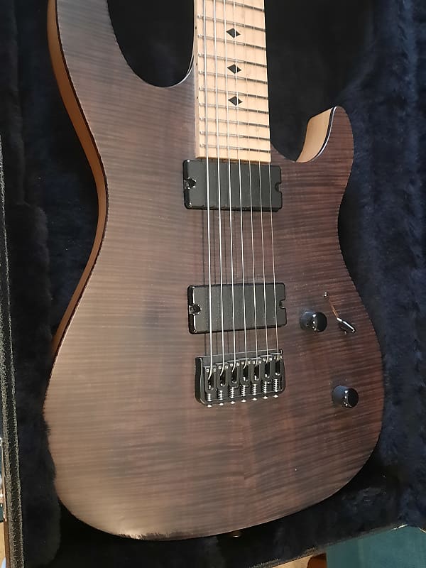 Kiesel 2014 DC7X 7 string with Killer Flame Top Like New | Reverb