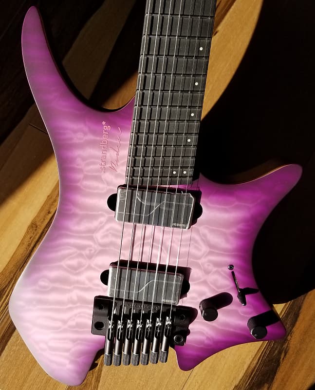 Strandberg Prog NX 7 Twilight Purple Quilt w/bag | Reverb
