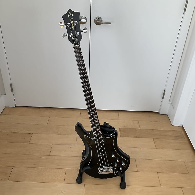 Guild B-302 Bass Early 80's - Black | Reverb