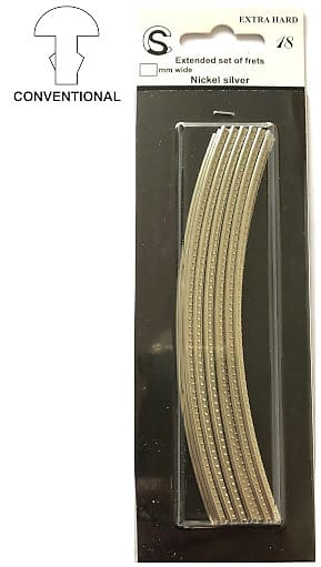 Sintoms Set Of 18 Precut Curved Guitar Frets Jumbo Extended | Reverb