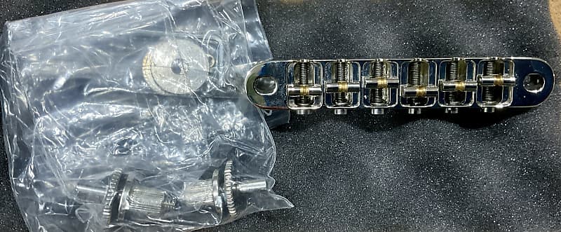 ABM Roller Bridge 2400N-RO - Nickel with Bell Brass Rollers - | Reverb