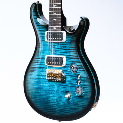 PRS Custom 24-08 10 Top Fire Smokeburst w/case | Reverb