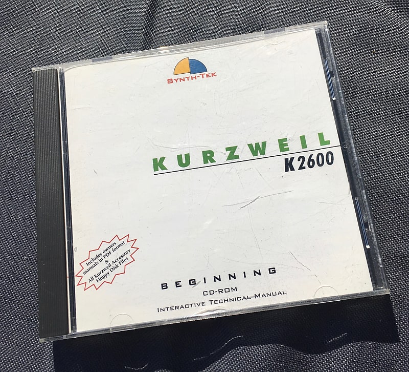 Kurzweil CD-Rom K2600 Interactive Tech Manual | Reverb