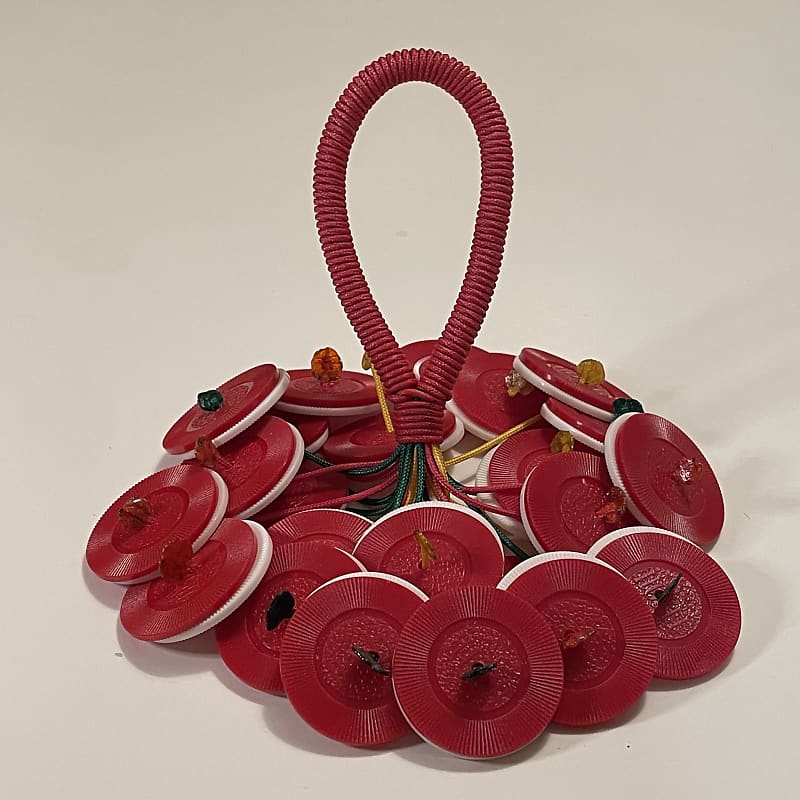 Upcycled Percussion - Poker Chip Hand Rattle / Shaker - | Reverb UK