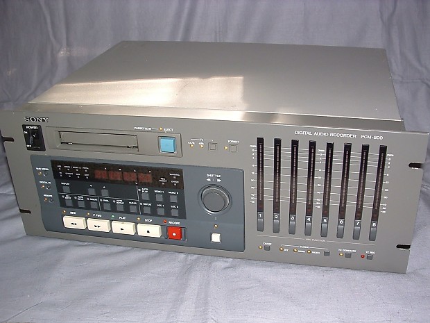 Sony PCM-800 8track digital tape recorder | Reverb