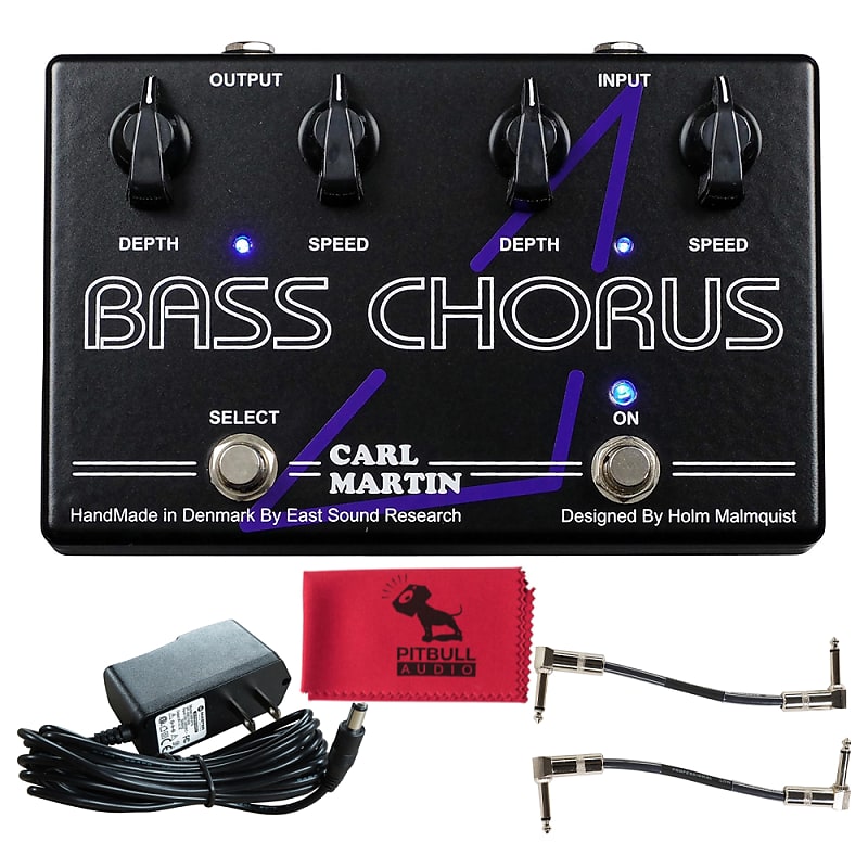 Carl Martin Bass Chorus Pedal w/ Power Supply, Cables & | Reverb
