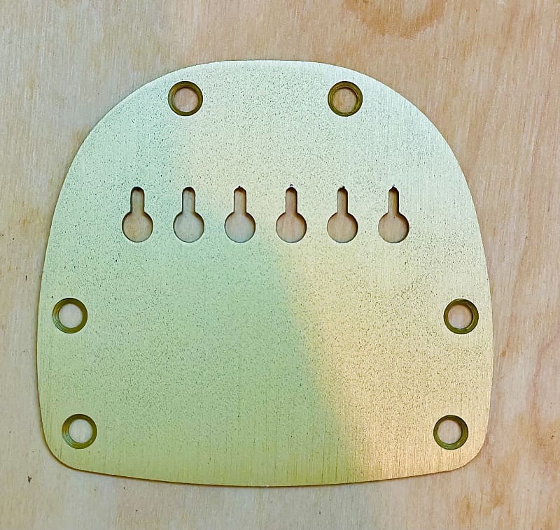 Hardtail Jazzmaster Jaguar Tremolo Plate, Anodized Gold | Reverb