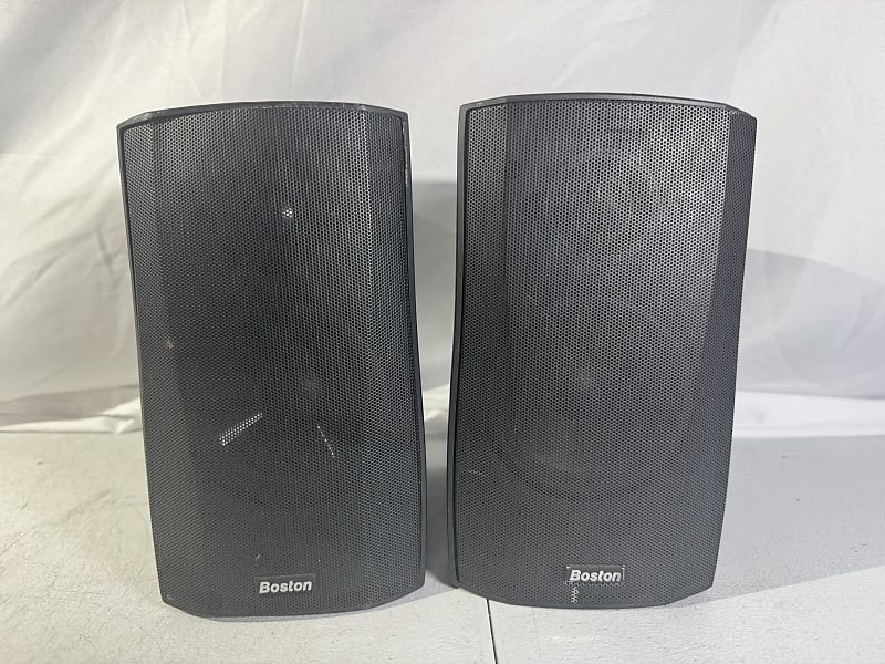 Boston Micro 130x Bookshelf Speakers HiFi Stereo Vintage Home | Reverb